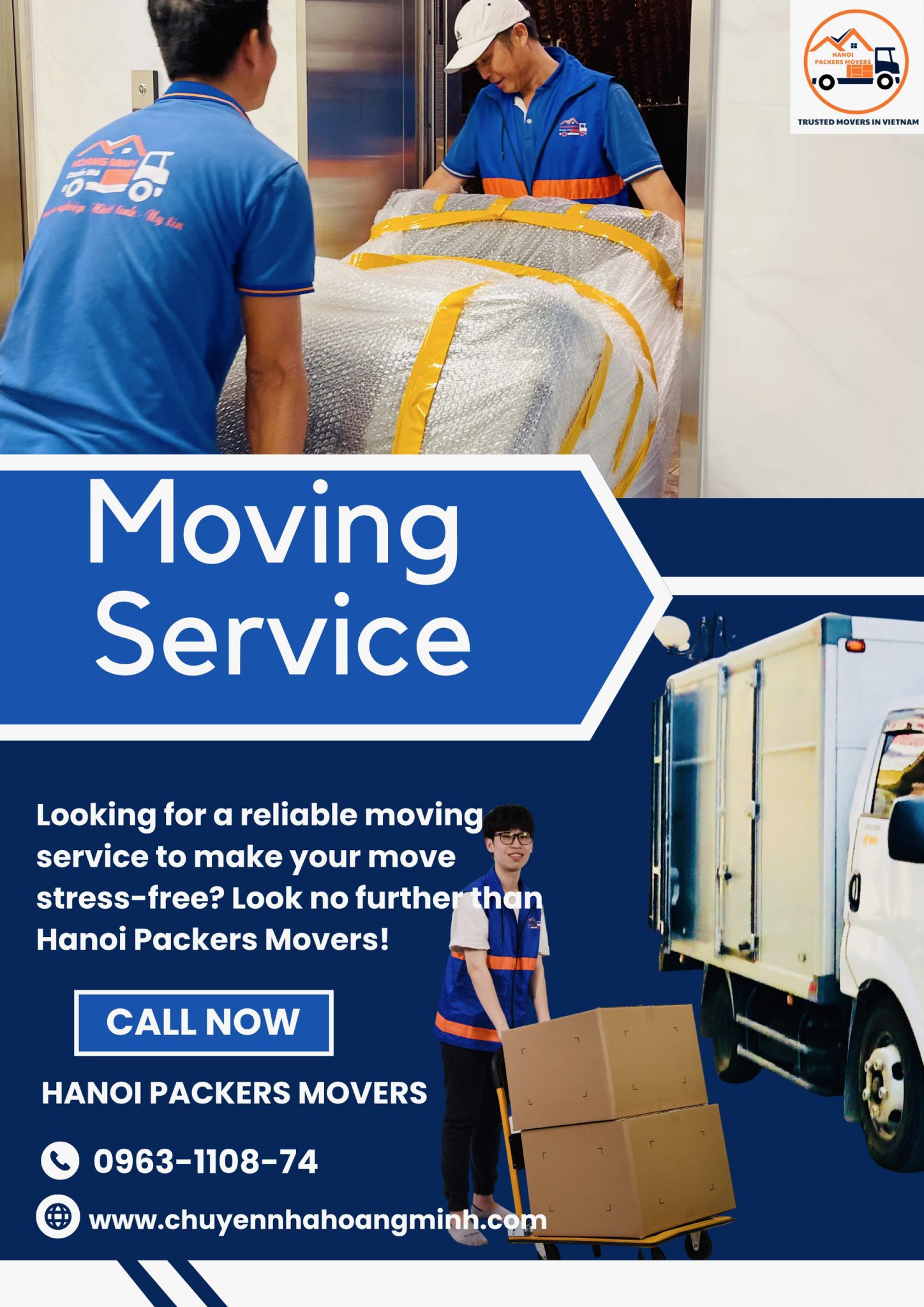 Household Move, Office Relocation, Intercity Moving - Hanoi Packers Movers